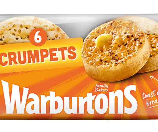 Warburtons Crumpets 65g x 6 pieces 390g e at Prime Food Service, Thailand